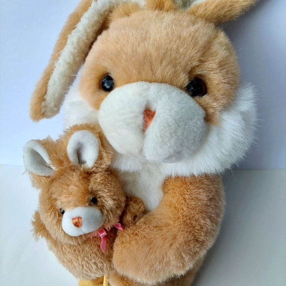 Toys | 3for19 Mommy Bunny Rabit Holding Baby Plush Stuffed Animal ...